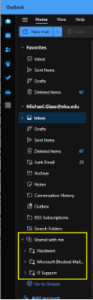 Adding a Shared Mailbox in Outlook - Eastern Kentucky University