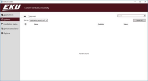 Using Software Center - Eastern Kentucky University
