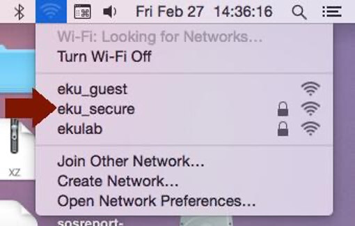 How to Connect to Wireless Network - Eastern Kentucky University